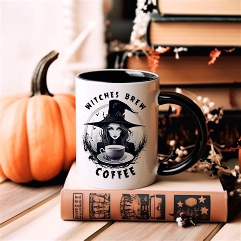 Witches Brew Coffee Mug Spooky Halloween T Unique White Etsy
