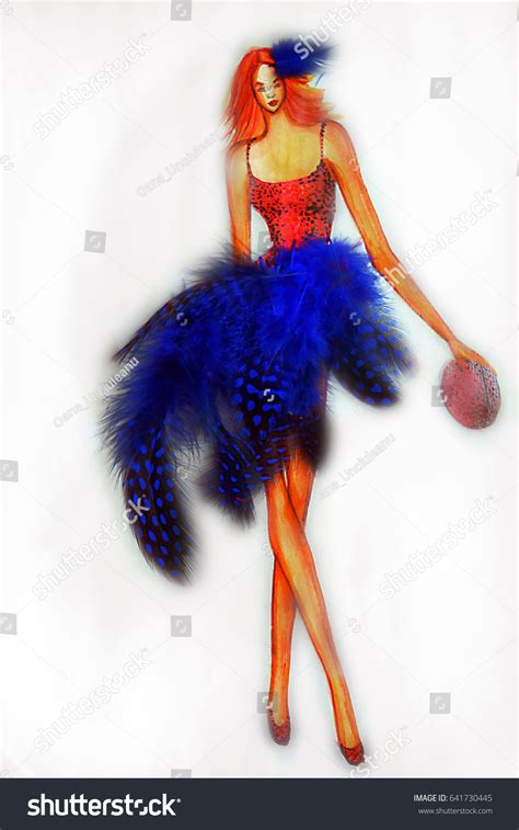 How To Draw Feathers In Fashion