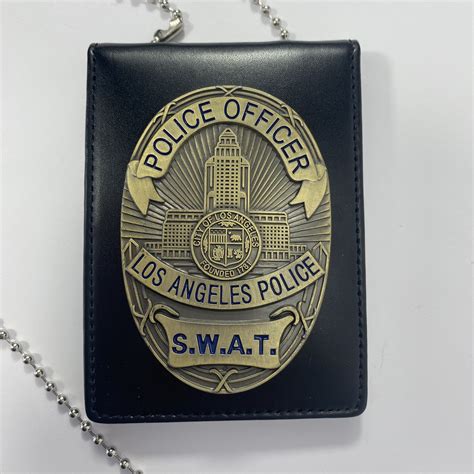 LAPD ID Card Holder Swat ID Card Wallet Los Angeles Police Etsy Australia