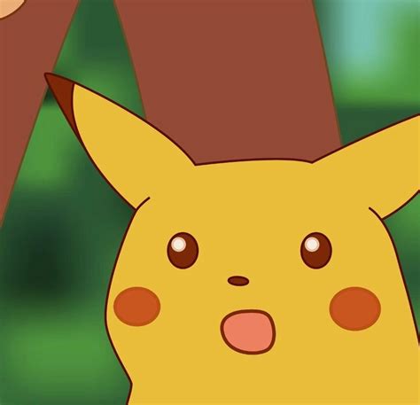 Surprised Pikachu Meme Hd Version Pikachu Memes Pikachu Cartoon Memes