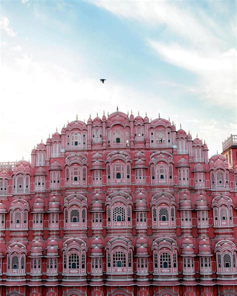 Hawa Mahal Jaipur India Famously Known As The Pink City Due To The