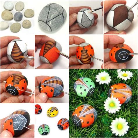 Ladybug Mosaic Garden Decoration