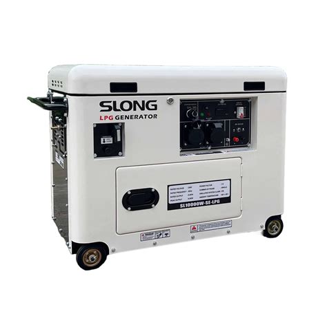 E Slong Brand 8kw Silent Lp Gas Generator Silent Lp Gas Generator