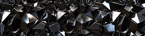 enigmatic 3d wall of jet black obsidian with a mirror like gloss and