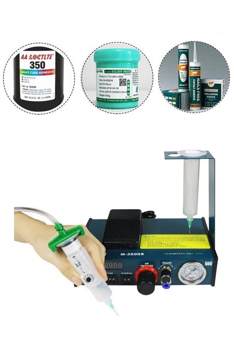 Glue Dispenser Machine Liquid Semi Automatic Dispensing 983a 220v Auto