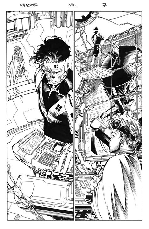 Interiors Wildstorm Dc — Travis Charest Art