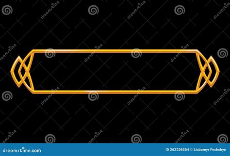 Frame Medieval Game Ui Metallic Title Banner Or Decorative Border Vector Assets For Web Or