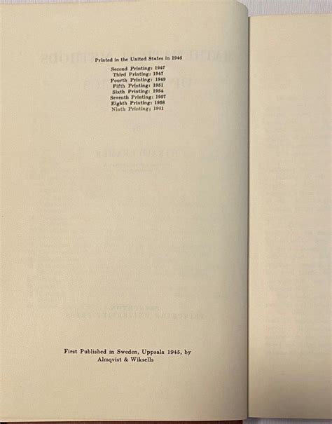 Mathematical Methods Of Statistics Harald Cramer 1946 Ninth Printing 1951 Princeton University