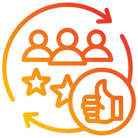 Customer Satisfaction Generic Gradient Outline Icon