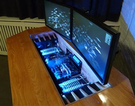 11 Ide Kreatif Rakit Komputer Di Dalam Meja Futuristik Dan Menarik Techno Id