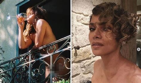 Holly Berry 56 Drank Wine On The Balcony While Completely Naked