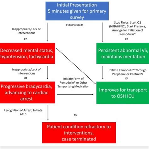 Flow Chart Showing Correct And Incorrect Scenario Branch Points