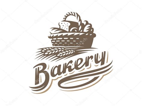 Logotipo De Cesta De Pan Ilustración Vectorial Emblema De Panadería