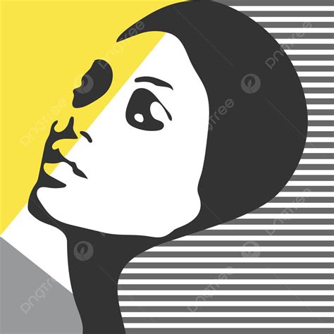 Fashion Woman Portrait Vector Silhouette Art Female Silhouette Vector