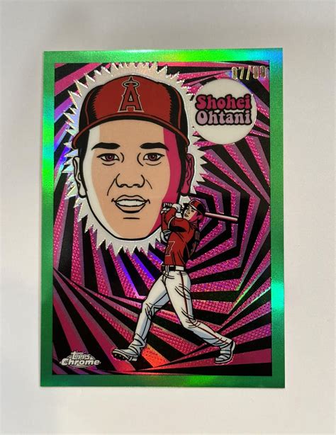 Fs Shohei Ohtani Ultra Violet All Stars Green 99 Rbaseballcards