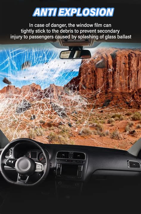 Car Windshield Armor Pet Safety Window Protection Film
