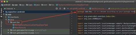 Android Headless Mode Transistorsoftcordova Background Geolocation