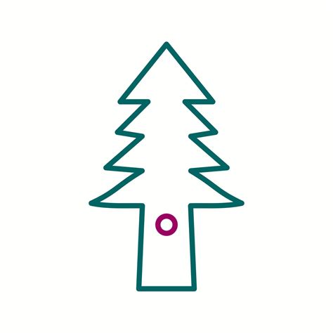 Beautiful Tree Line Vector Icon Vector Art At Vecteezy