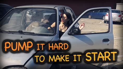Pump it hard to make it start | #PedalPumping Car Cranking - YouTube