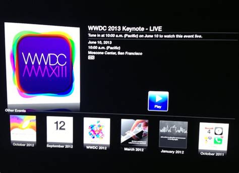 Apple Tvユーザーに朗報！wwdc2013のライブ中継を実施すると発表！基調講演の様子が動画で見れるぞ！ ゴリミー