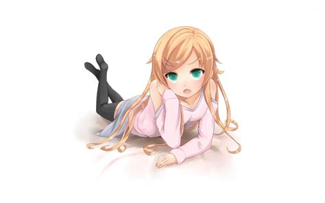 Anime Cute Blonde Wallpapers Wallpaper Cave