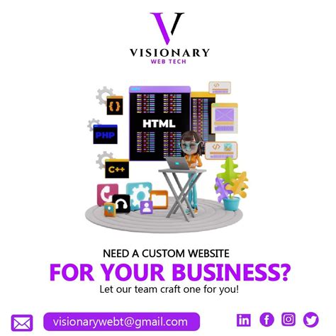 Visionary Web Tech On Linkedin Website Websites Html Web Webstagram Webdeveloper