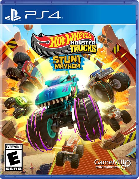 Hot Wheels Monster Trucks Stunt Mayhem Playstation 4 Amazonca Software