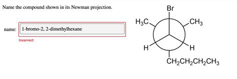 Answered Name The Compound Shown In Its Newman… Bartleby