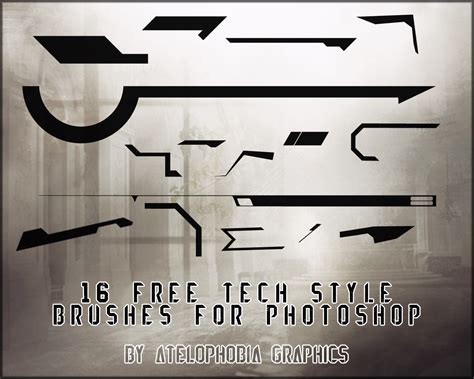 16 Free Tech Style By Atelophobia Graphics On Deviantart