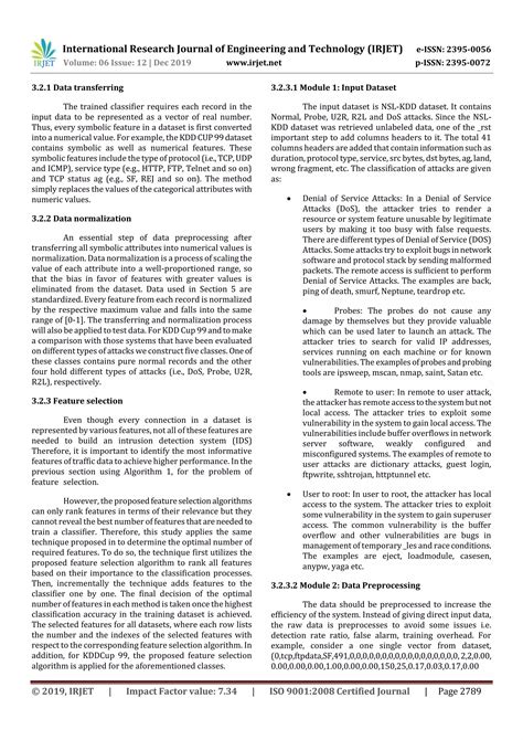 Irjet Review On Network Intrusion Detection Using Recurrent Neural