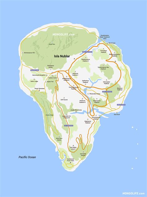 Isla Nublar From Jurassic Park In Google Maps R Mapfans