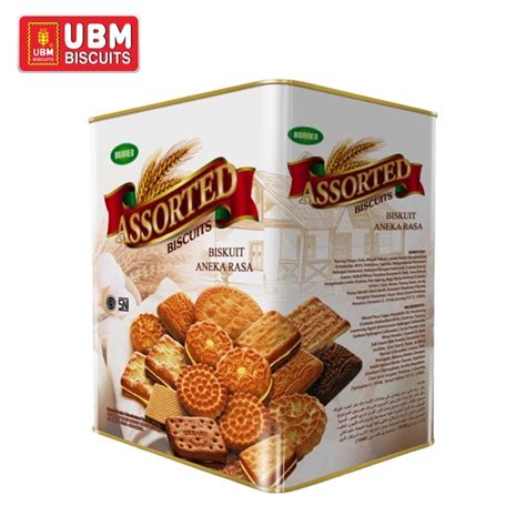 Borneo Assorted Biscuit Ubm 650 G Shopee Malaysia