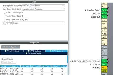 Question About Hse And Lse Stmicroelectronics Community