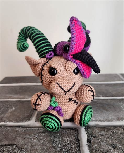 Mini Oogie Boogie Inspired Crochet Goat Etsy
