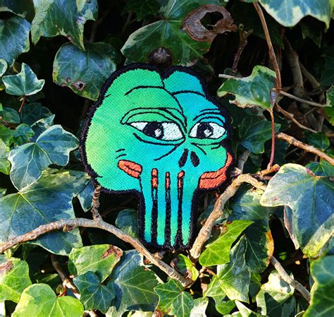 Pepe Punisher Kek Meme Embroidered Patch Cosmic Corner
