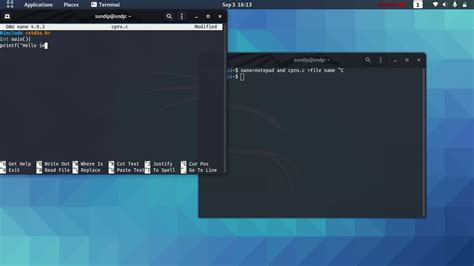 How Do I Run C Program In Kalilinux Youtube
