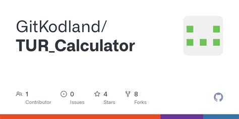Tur Calculator Main Py At Main Gitkodland Tur Calculator Github
