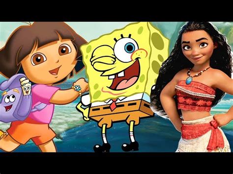 Dora The Explorer Spongebob Squarepants Spongebob Squarepants And Dora