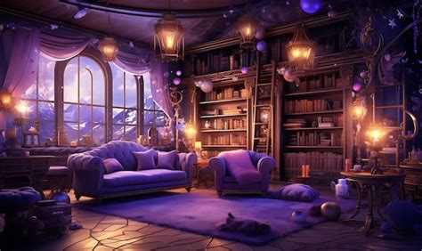 Premium Photo Magic Game Room Girls With Magic Wands Spell Books And