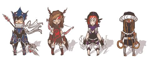 Generic Rpg Roughs By Supahbuttahtoast On Deviantart