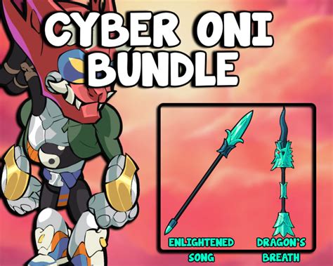 Brawlhalla Cyber Oni Orion Bundle Fast Delivery Etsy