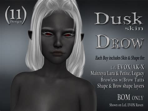 Second Life Marketplace Dusk Drow Female Evox Akx