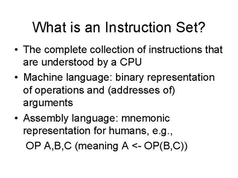 Instruction Sets Characteristics And Functions Addressing Modes Chapters