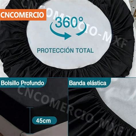 Protector De Colchón Impermeable Transpirable Tamaño Queen Moda de
