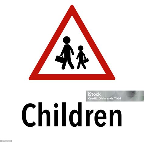 어린이 정보 및 경고 도로 교통 도로 표지판 학습 교육 운전 과정 스티커 아이콘흰색 배경에 고립 된 벡터 일러스트 컬렉션 개념에