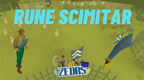 Rune Scimitar Oldschool Runescape Zedrs