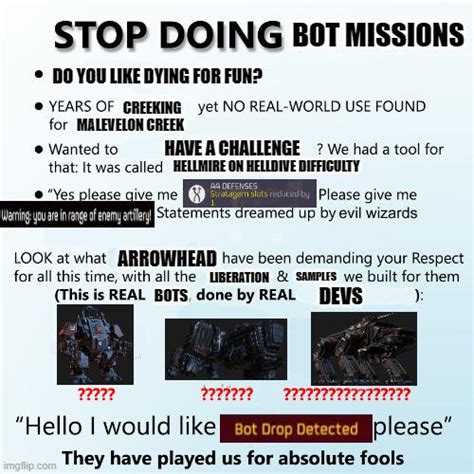 They Have Played Us For Absolute Fools R Helldivers