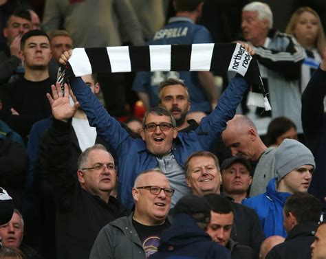 Ecstacy Then Agony At Old Trafford Newcastle United Fans Picture