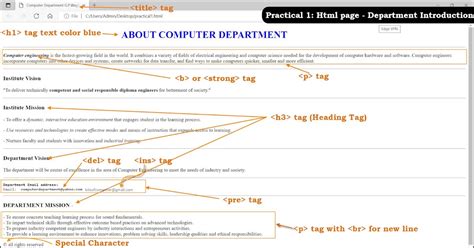 Html Text Formatting Tags To Create Web Page Practical Swpd 4311603