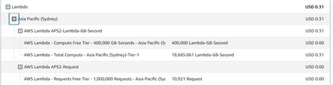 Unexpected AWS Lambda Charge AWS Lambda Total Compute R Aws